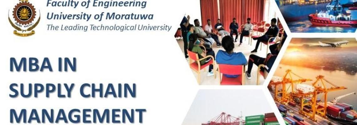 MBA/PGDip in Supply Chain Management | University of Moratuwa